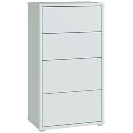 Kommode FORTE, B:54,8cm H:99,1cm T:34,9cmsecret grau, Holzwerkstoff, Schlafzimmer, Sideboards, "Alice Springs, Kommode H&ouml;he 99,1 cm, 4 Schubk&auml;sten",