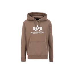 Damen Hoodie "Basic Hoodie BL", grau, Gr. S, Alpha Industries, Obermaterial: 80% Baumwolle, 20% Polyester, Sweatshirts