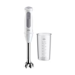 Braun Stabmixer "MultiQuick 5 MQ 50001 M - 1000 W, 21 Geschwindigkeiten, Spritzschutz", B:6,8cm H:41cm T:6,8cm, grau, Mixer, Extra Mahlklinge,