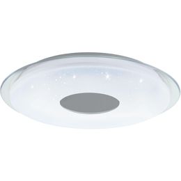 Eglo Deckenleuchte "LANCIANO-Z Deckenlampe wei&szlig;, Tuneable White, ZibBee 3.0, Sternenhimmel", &Oslash; 45cm H: 8cm, 1 Stk., wei&szlig;, Wohnzimmer, Leuchten,