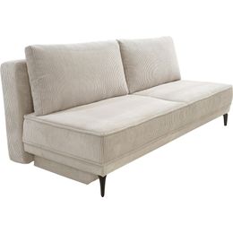 Jockenh&ouml;fer Schlafsofa, B:203cm T:111cmgrau, beige 426, 17, JOCKENH&Ouml;FER GRUPPE, Korpus: 100% Polyester;Kissen: 100% Polyester, Jugendzimmer, Sofas, "Maestro,