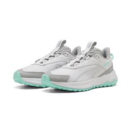 Puma Damen Laufschuh "EXTEND LITE TRAIL", Gr. 40feather gray, mint melt, Textil, Schuhe, mit abriebfester Gummilaufsohle, mit Stollenprofil