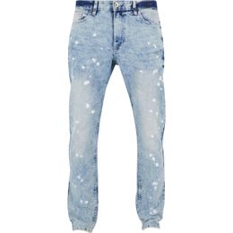 Southpole Herren Bequeme Jeans "Southpole Herren Stretch Signature Denim"leuchtendes sand splatter, Gr. 32, 73% Baumwolle, 25% Polyester, 2%