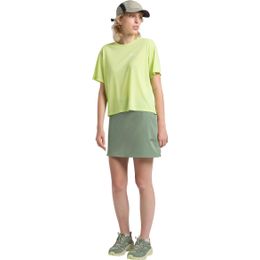 Jack Wolfskin Damen Skort "HIKING ALPINE SKORT W", gr&uuml;n, Gr. 44, Obermaterial: 87% Polyester, 13% sonstige Fasern, R&ouml;cke