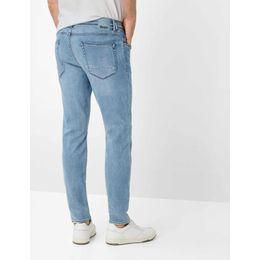 Brax Herren 5-Pocket-Jeans "Style CHRIS", blau, Gr. 35, Denim/Jeans, 73% Baumwolle, 19% Lyocell, 6% Elastomultiester, 2% Elasthan, Jeans