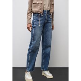 Street One Damen Comfort-fit-Jeansmedium blau authentic, Gr. 32, unifarben, Jeans, 98% Baumwolle, 2% Elasthan, Jeans, High Waist