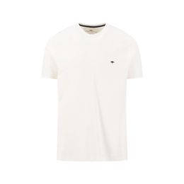 Fynch-Hatton Herren T-Shirtnew sanftes wei&szlig;, Gr. XL, unifarben, Web, Obermaterial: 100% Baumwolle, Shirts, mit Logo Stickerei