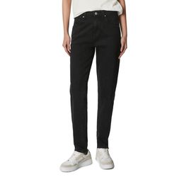 Marc O'Polo Damen Boyfriend-Jeans "aus stretchigem Organic-Cotton-Mix", schwarz, Gr. 26, MARC O'POLO DENIM, unifarben, Obermaterial: 98% Baumwolle, 2% Elasthan,
