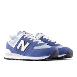 New Balance Damen Sneaker "574", Gr. 37,5reflection, Leder, Synthetik, Textil, Schuhe, mit Gummilaufsohle