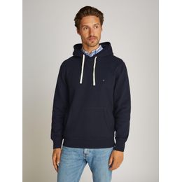 Tommy Hilfiger Herren Hoodie "ESSENTIAL FLEECE", blau, Gr. L, Sweatware, Obermaterial: 60% Baumwolle, 40% Polyester, Sweatshirts