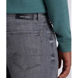 Pierre Cardin Herren Tapered-fit-Jeans "PC-Limoux Futureflex", grau, Gr. 38, unifarben, Denim/Jeans, Obermaterial: 85% Baumwolle, 9% Polyester, 4%