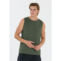 Funktionsshirt Virtus "Roger V3", Herren, Gr. L, gr&uuml;n, gr&uuml;n, 86% Polyester, 14% Elasthan, unifarben, normal, Rundhals, Shirts Funktionsshirt, atmungsaktiv