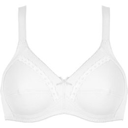 Naturana Damen Soft-BH "Classics", Gr. 85, beige, Obermaterial: 100% Baumwolle, BHs, feminin, bequem, breite Tr&auml;ger, ohne B&uuml;gel, dekorative Schleife