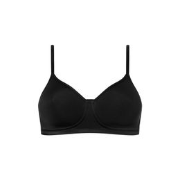 Mey Damen Soft-BH "Joan", Gr. 90, schwarz, Single Jersey, Obermaterial: 77% Polyamid, 23% Elasthan, unifarben, BHs, mit hauchfeinen Dessous-Schalen