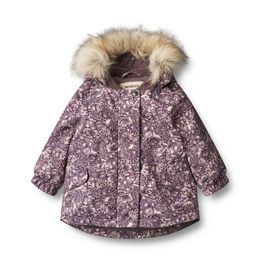 Wheat M&auml;dchen Outdoorjacke "Mathilde Tech", Gr. 92, lila, Web, Obermaterial: 100% Polyester. Fleece: 100% Polyester. Futter: 100% Polyester.