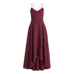 Vera Mont Damen Abendkleid "Damen mit Volant", rot, Gr. 42, Obermaterial: 100% Polyester. Futter: 100% Polyester, Kleider, Design