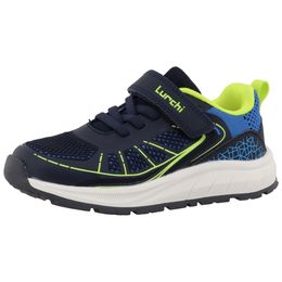 Lurchi M&auml;dchen Sneaker "Aito", Gr. 28navy multi, Lederimitat, Textil, Schuhe, Sportschuh mit Klett, Gr&ouml;&szlig;enschablone zum Download