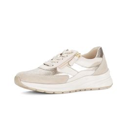 Gabor Damen Sneaker "Sneaker low", Gr. 41beige, Schuhe