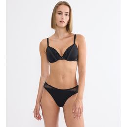 Triumph Damen B&uuml;gel-BH "Comfort Allure", Gr. 90, schwarz, Microtouch, Obermaterial: 55% Polyester, 32% Polyamid, 13% Elasthan, BHs, Komfort-B&uuml;gel,