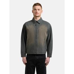 Khujo Herren Bomberjacke "Noam"schwarz sea gr&uuml;n, Gr. L, Material: 100% Baumwolle, Jacken, Hemdjacke f&uuml;r den &Uuml;bergang