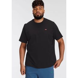 LEVI'S&reg; PLUS LEVI'S PLUS Herren T-Shirt "LE BIG ORIGINAL HM TEE", schwarz, Gr. 5XL, unifarben, Jersey, Obermaterial: 100% Baumwolle, Shirts, mit Logo Stickerei
