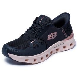 Skechers Damen Slip-On Sneaker "GLIDE-STEP PRO", Gr. 40schwarz, ros&eacute;goldfarben, Textil, Schuhe, Slipper, Freizeitschuh, Halbschuh mit Handsfree Slip