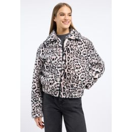 Frieda & Freddies New York Damen Blouson "Fake Fur Jacket / Xavy", rosa, Gr. 42, FRIEDA & FREDDIES, unifarben, 100% Polyester, Jacken