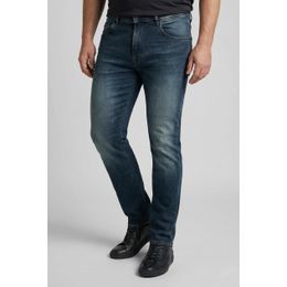 Slim-fit-Jeans PETROL INDUSTRIES "Seaham", Herren, Gr. 31, L&auml;nge 32, night shadow, Obermaterial: 98% Baumwolle, 2% Elasthan, schmal, Jeans Slim-fit-Jeans