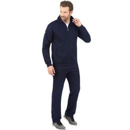 TRIGEMA Herren Jogginganzug "TRIGEMA Jogginganzug", blau, Gr. M, Sweatware, 70% Baumwolle, 30% Polyester, Sportanz&uuml;ge