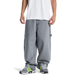 DC Shoes Herren Straight-Jeans "Baggy"medium grau, Gr. 31, Obermaterial: 75% Baumwolle, 25% Baumwolle., Jeans