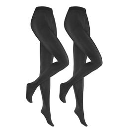 Feinstrumpfhose Hudson "SIMPLY 40", Damen, Gr. L, anthrazit, Obermaterial: 95% Polyamid, 5% Elasthan, elastisch, Strumpfhosen Feinstrumpfhose, Semi-blickdicht und matt