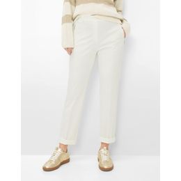 Damen Chinohose "Style CILLY", wei&szlig;, Gr. 25, RAPHAELA BY Brax, 53% Baumwolle, 38% Polyamid, 9% Elasthan, Hosen