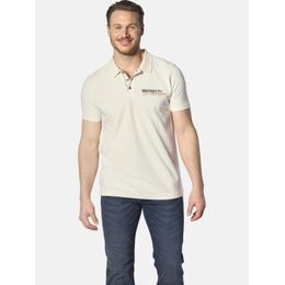Jan Vanderstorm Herren Poloshirt "Poloshirt JAKOV", wei&szlig;, Gr. XL, Obermaterial: 100% Baumwolle CO., Shirts