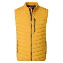 Casamoda Herren Steppweste "Casamoda Steppweste uni"gelb, Gr. L, 100% Polyester, Westen