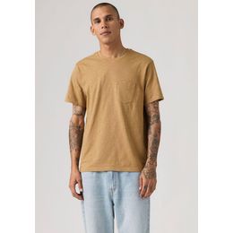 Levi's LEVI'S Herren T-Shirt "CLASSIC POCKET TEE"tiger's eye, Gr. XXL, meliert, Jersey, Obermaterial: 100% Baumwolle, Shirts, mit aufgesetzter Brusttasche
