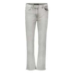 Betty Barclay Damen Slim-fit-Jeans "Damen mit Waschung", blau, Gr. 44, Denim/Jeans, Obermaterial: 99% Baumwolle, 1% Elasthan, Jeans