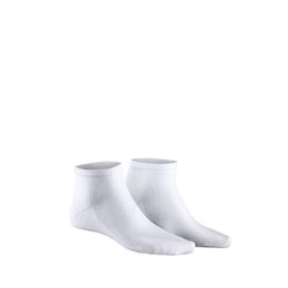 Hudson Herren Sneakersocken "DRY COTTON", Gr. 43, wei&szlig;, Baumwollmischung, Socken, Climate Sole, feuchtigkeitsregulierend und atmungsaktiv