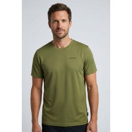 Funktionsshirt Icepeak "BERNE", Herren, Gr. L, schwarz olive, Obermaterial: 100% Polyester, Shirts Funktionsshirt, normale Passform, mit O-Ausschnitt, schnell trocknendes Material