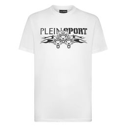 Plein Sport Herren T-Shirt "Tiger", schwarz-wei&szlig;, Gr. XL, Obermaterial: 100% Baumwolle, Shirts