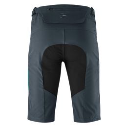 Gonso Herren Radhose "VALDES", grau, Gr. XL, 85% Polyester (Recycelt), 15% Elastan, Hosen, Herren Bike-Shorts, atmungsaktive MTB Fahrradhose, Bund