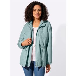 Casual Looks Damen 3-in-1-Funktionsjacke, gr&uuml;n, Gr. 38, unifarben, 100% Polyester, Besatz:100% Polyester, Jacken