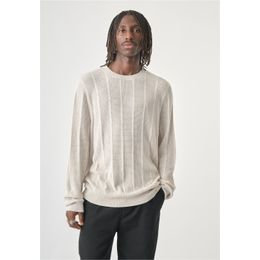 Cleptomanicx Herren Strickpulloverbeige, Gr. XL, unifarben, 100% Polyamid, Pullover, im klassischen Design