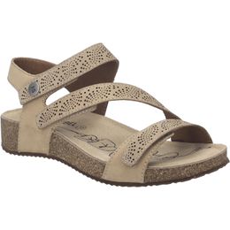 Josef Seibel Damen Sandale "Tonga 78, beige", Gr. 37, beige, Obermaterial: 100% Rindsleder Leather cow., Schuhe