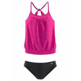 Venice Beach Damen Tankini, pink, Gr. 46, Polyamid, Bikini-Sets, in Oversize-Form