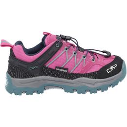 CMP Kinder Wanderschuh "KIDS RIGEL LOW WP TREKKING SHOES", Gr. 31, pink, Leder, Synthetik, Schuhe, wasserdicht