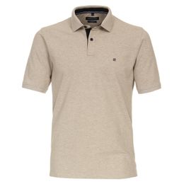 Casamoda Herren Poloshirt "Casamoda Polo-Shirt uni", beige, Gr. L, 95% Baumwolle, 5% Elasthan, Shirts