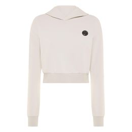 Plein Sport Damen Sweatshirt "Hoodie", grau, Gr. M, Obermaterial: 88% Polyester, 12% Elasthan, Sweatshirts