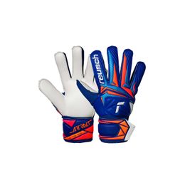 Reusch Kinder Torwarthandschuhe "Attrakt Solid Junior"blau, Gr. 4, 29% Polyester, 5% Polyurethan, 1% Baumwolle, Handschuhe, mit hochelastischem,