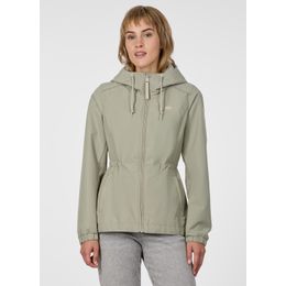 Ragwear Damen Parka "DANKKA"dusty olive, Gr. XXL, unifarben mit Farbeinsatz, Web, Obermaterial: 100% Polyester, Jacken, Mit Kordelzug, gebl&uuml;mtem