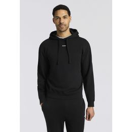 Hugo Herren Kapuzensweatshirt "Dapo"schwarz001, Gr. XXL, unifarben, Sweatware, Obermaterial: 100% Baumwolle, Sweatshirts, Kapuze mit Kordelzug,